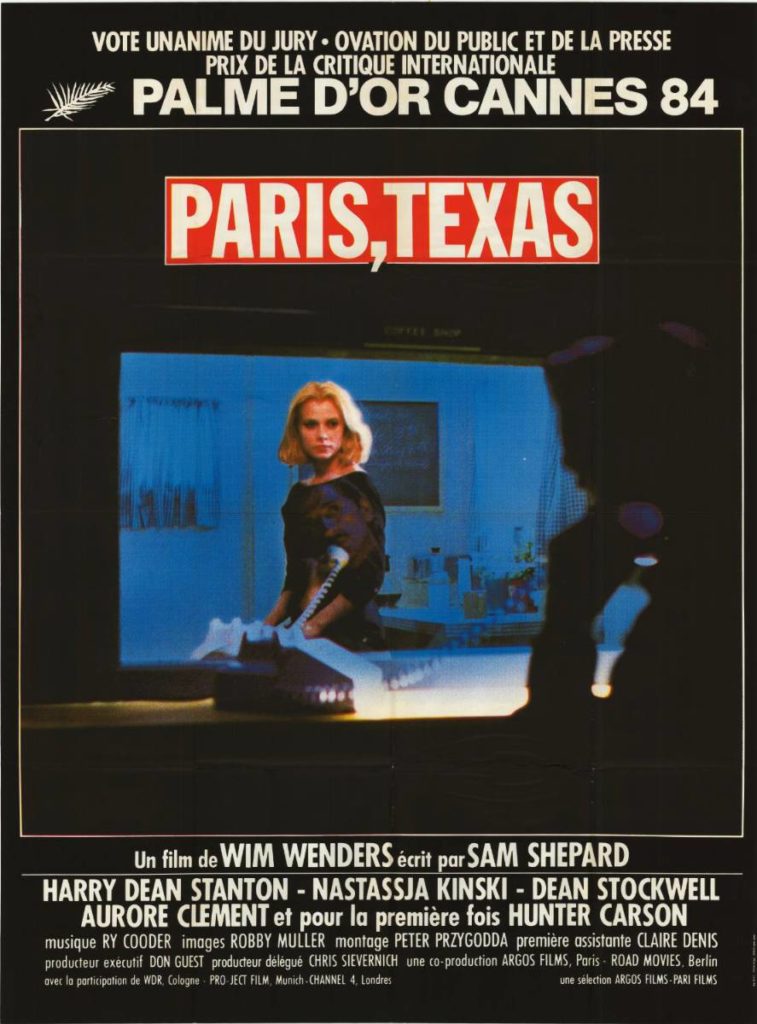Affiche – PARIS, TEXAS – 120x160cm – intemporel
