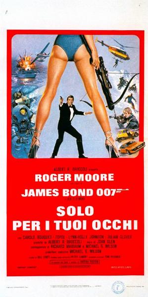 Affiche – RIEN QUE POUR VOS YEUX – 33x71cm – intemporel